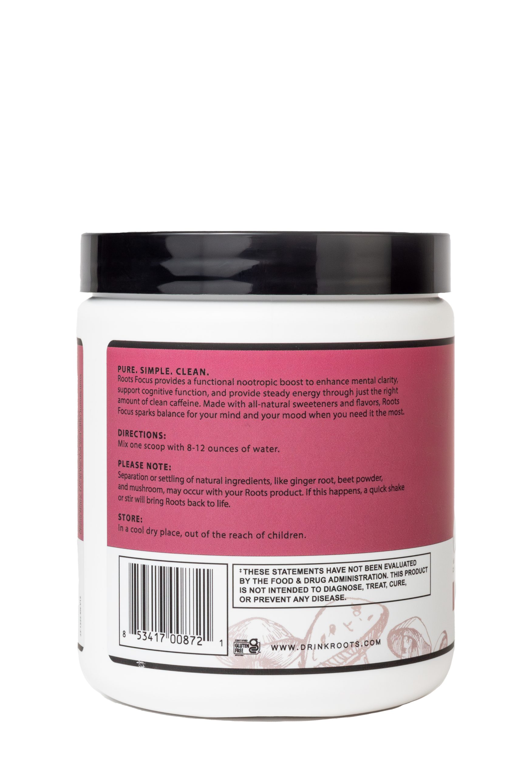 Roots Focus Fruit Punch 50 srv - Roots Focus