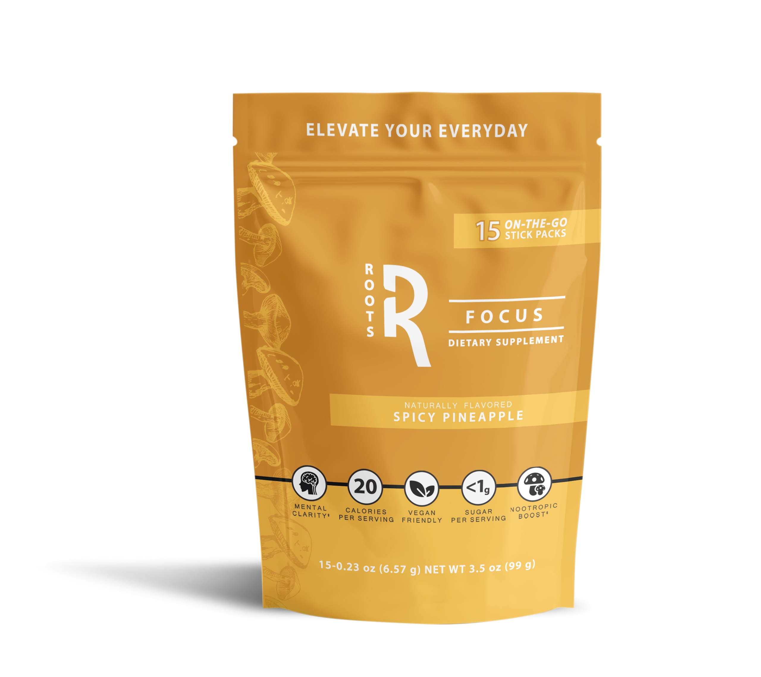 Roots Focus Spicy Pineapple 15ct - Roots Focus