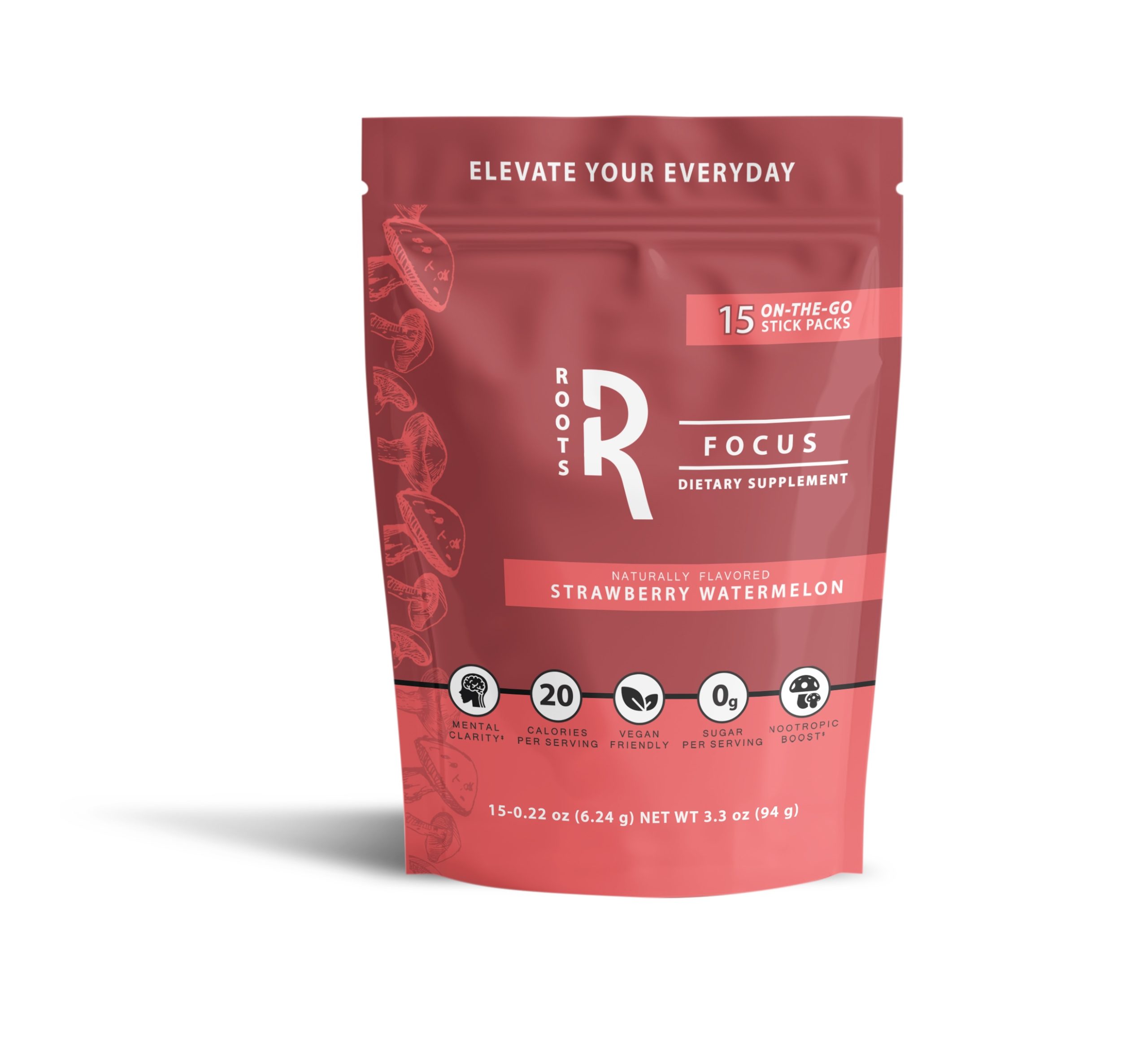 Roots Focus Strawberry Watermelon 15ct - Roots Focus